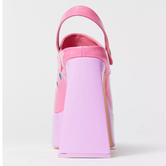 koi | Shoes | Koi Candyfloss Power Alien Heeled Clogs In Pink | Poshmark